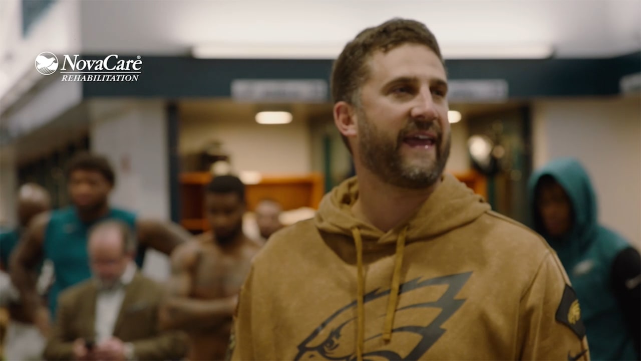 Nick Sirianni Postgame Locker Room Victory Speech: Cowboys | Week 9