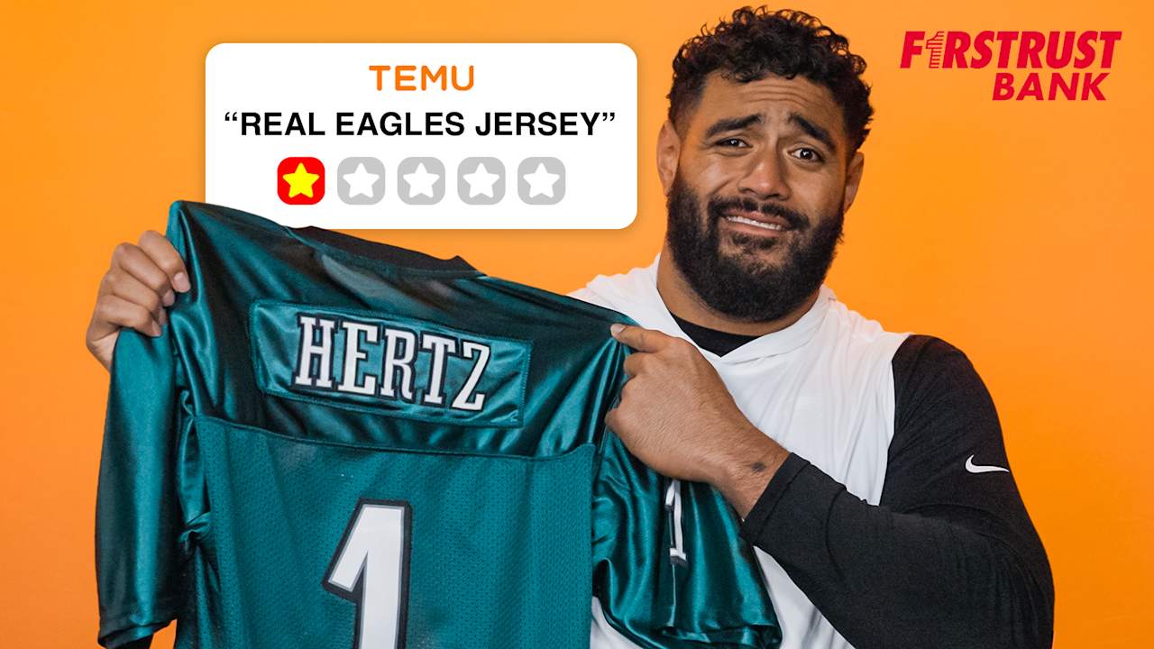 Eagles React to TEMU Football Equipment