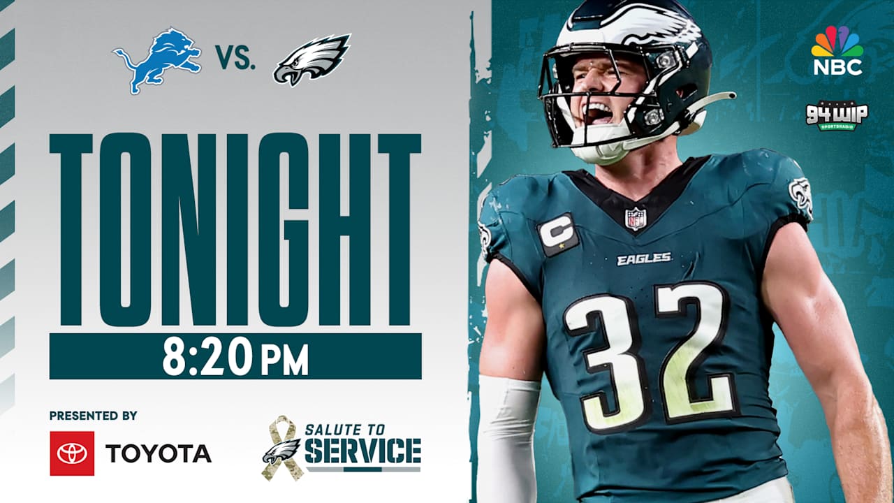 Lions vs. Eagles: How to watch, stream, and listen to Sunday Night Football