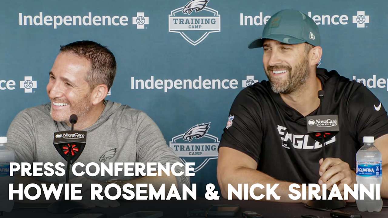 Howie Roseman and Nick Sirianni Press Conference: July 23, 2025