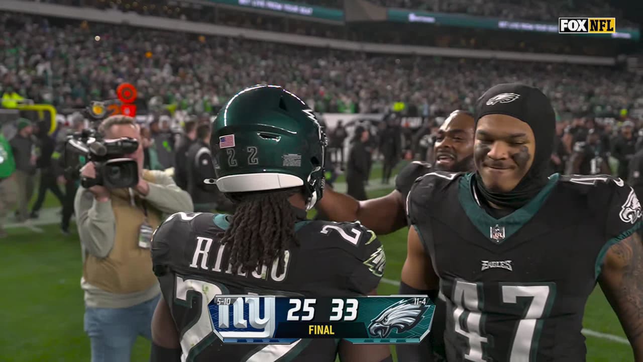 Highlight: Kelee Ringo's first NFL interception comes in end zone at ...