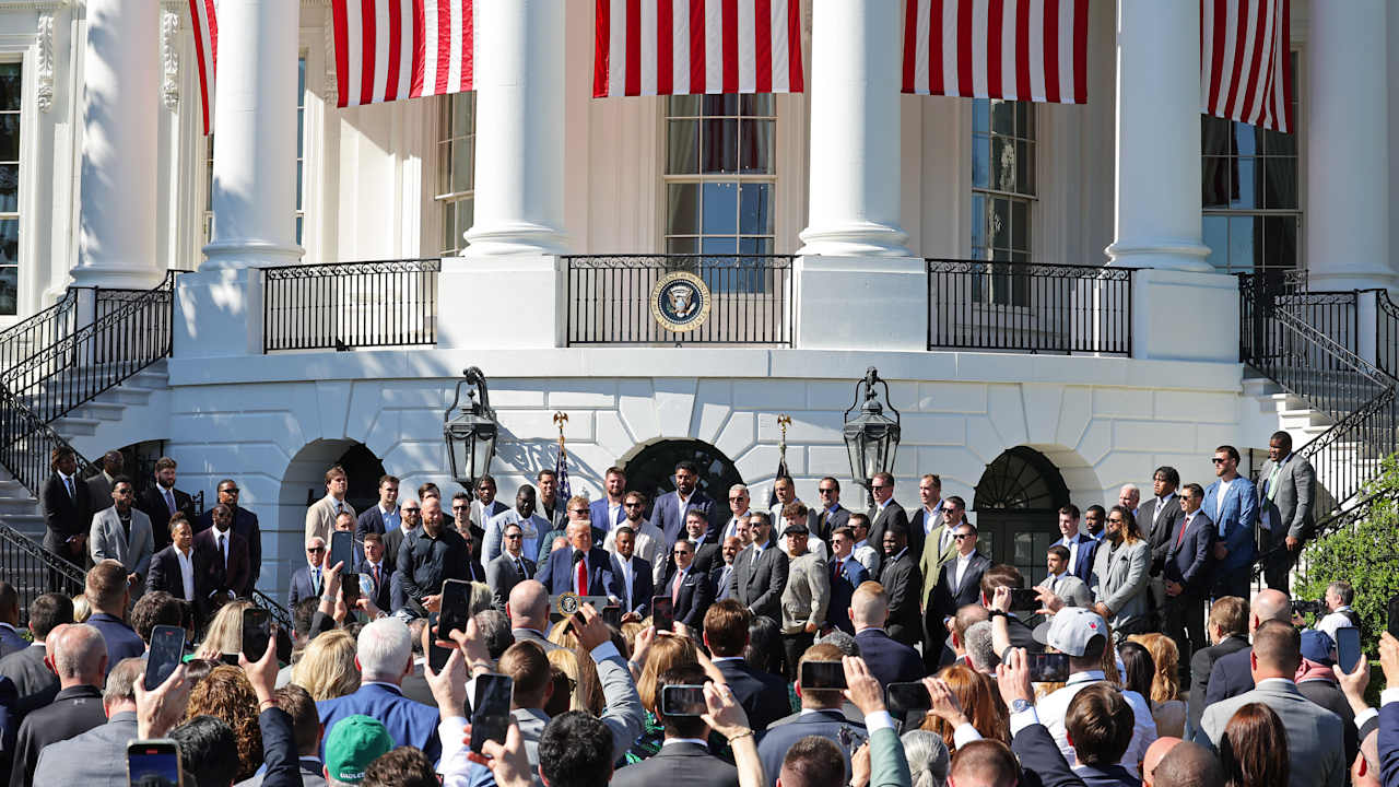 Eagles visit the White House to celebrate Super Bowl LIX victory
