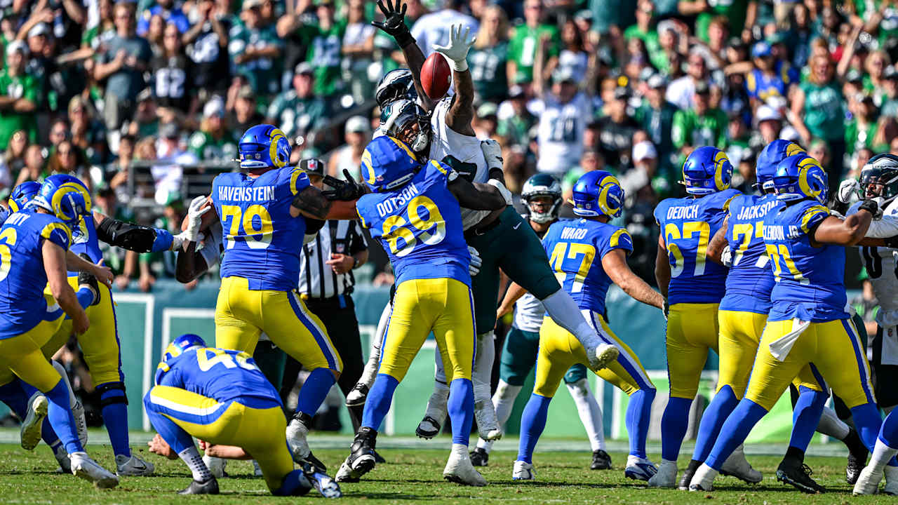Highlight: Jalen Carter blocks Joshua Karty's FG kick