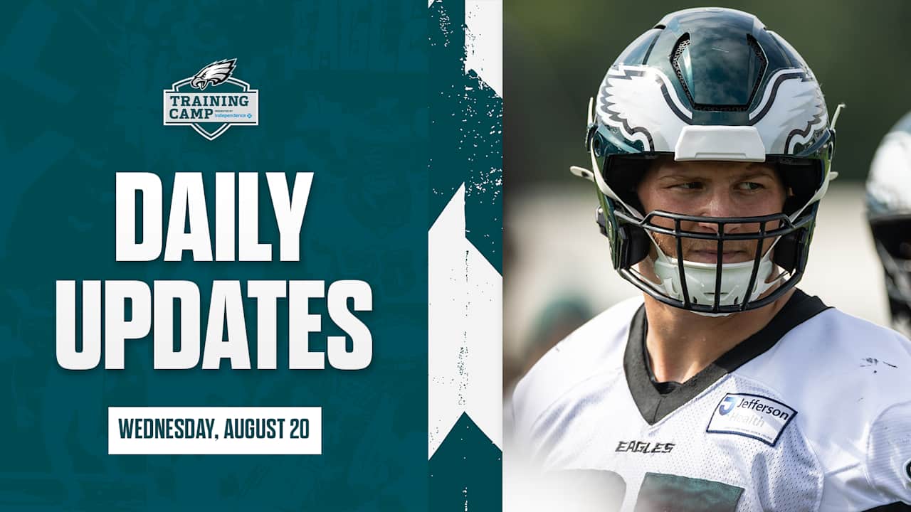 Ty Robinson reflects on his first NFL Training Camp | Eagles Training ...