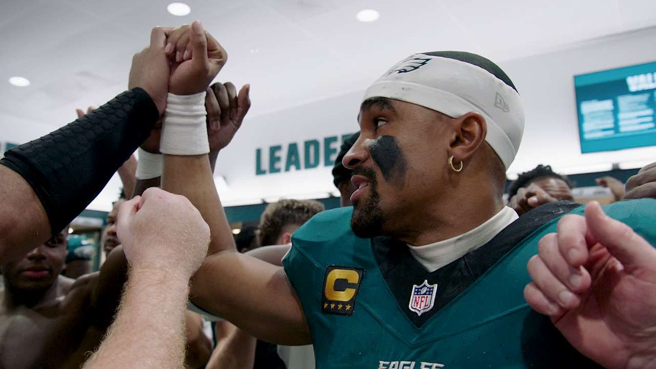 Jalen Hurts Postgame Locker Room Speech: Cowboys