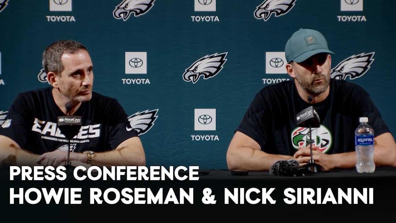 Howie Roseman & Nick Sirianni Press Conference: August 26, 2025