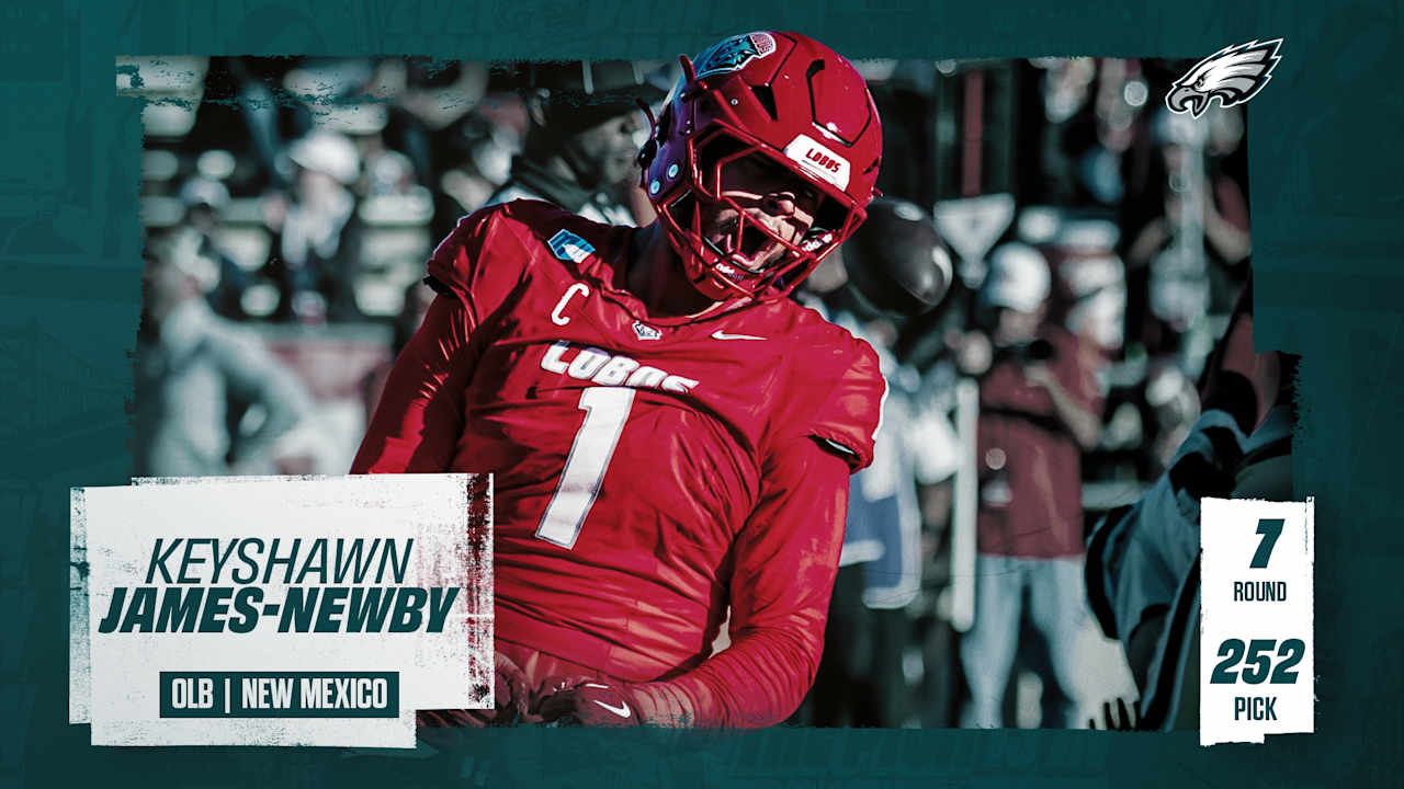 Eagles draft OLB Keyshawn James-Newby No. 252 overall