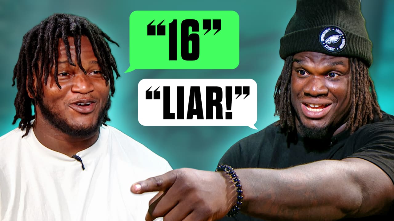 How many current Eagles teammates can you name? | LIES | Jalen Carter ...