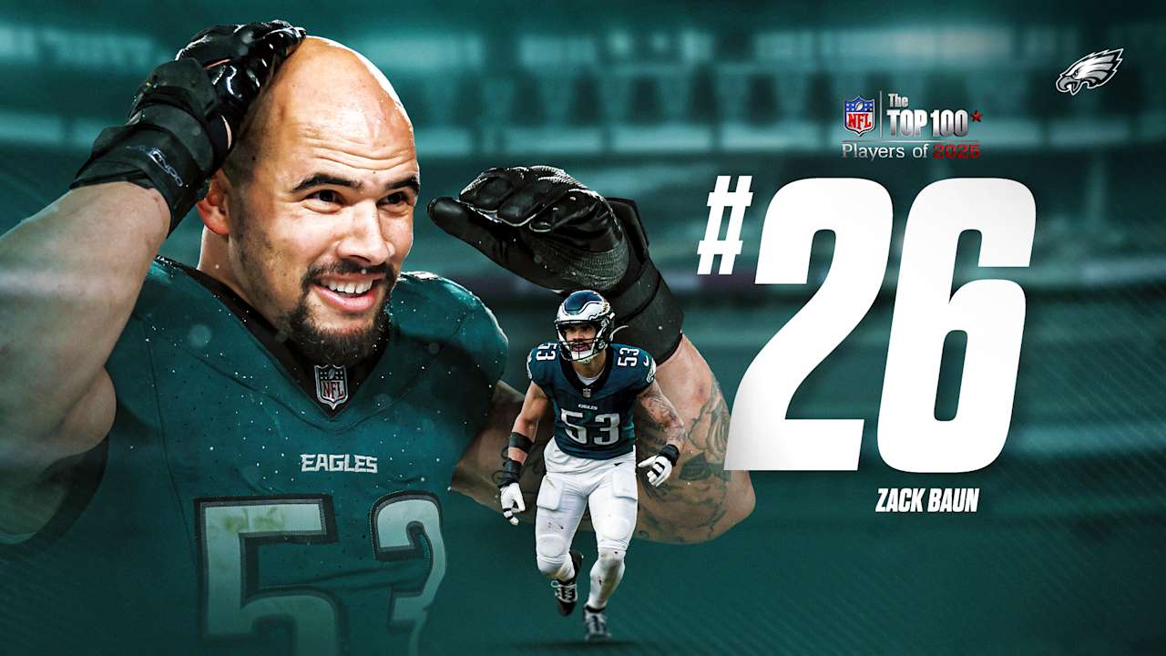 Zack Baun ranked No. 26 in NFL's Top 100 Players of 2025