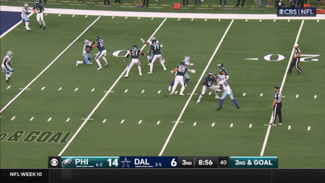 Highlight: Johnny Wilson catches his first career TD to extend Eagles ...
