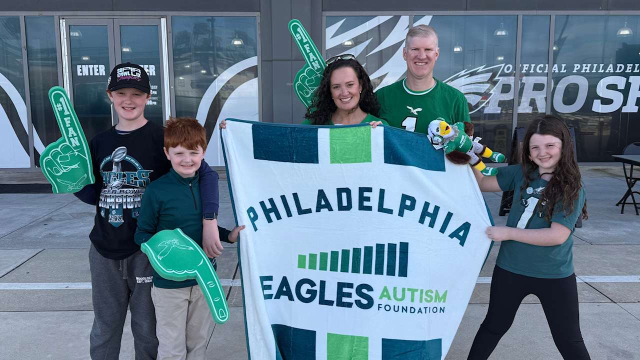 Who won the Eagles Autism Foundation Super Bowl LIX Ring sweepstakes?