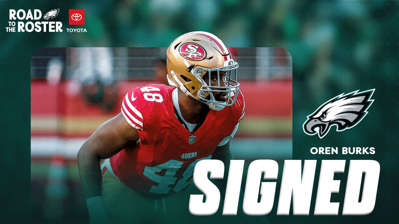 Eagles sign Oren Burks to a 1-year contract
