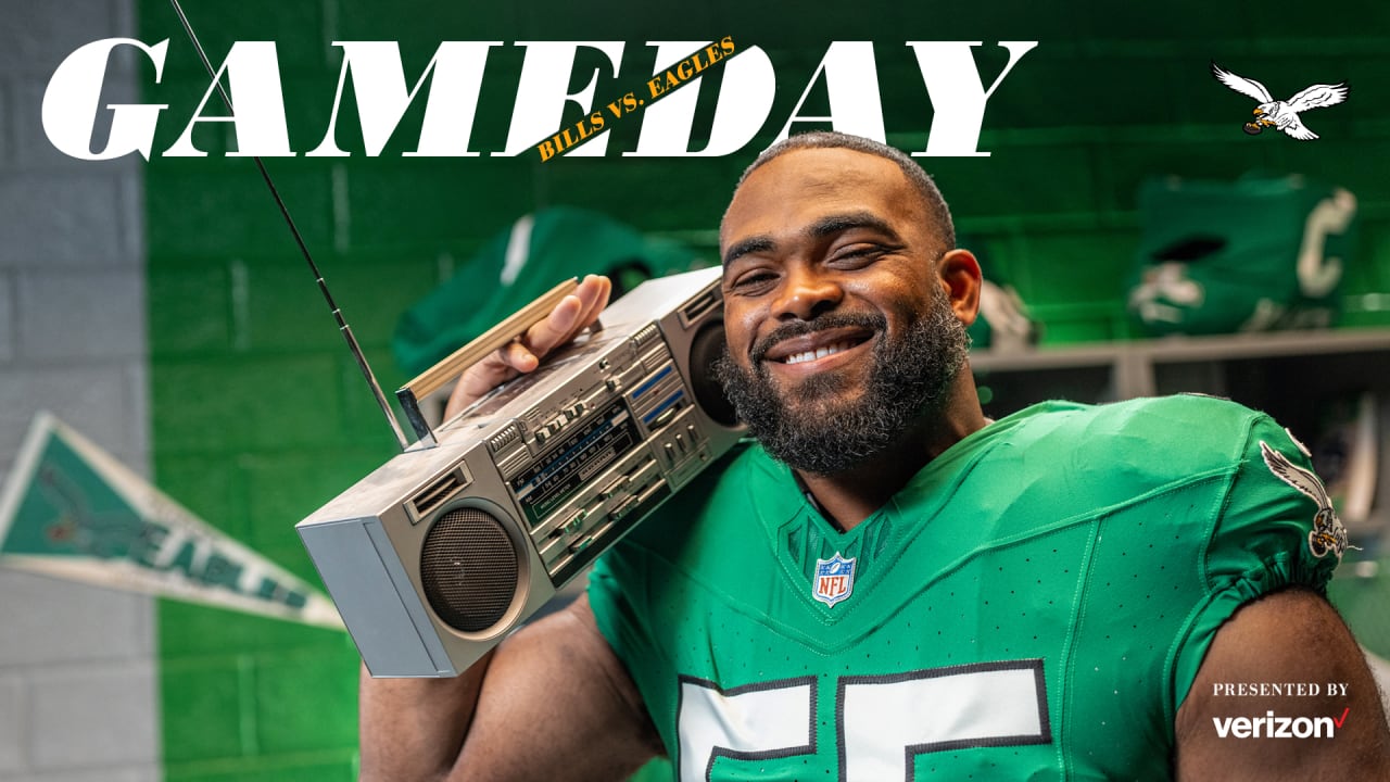 Brandon Graham provides service with a smile!
