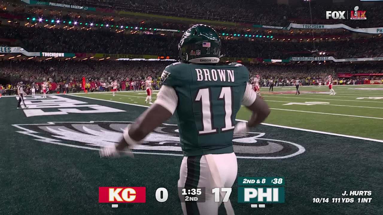 Highlight: A.J. Brown scores on a 12-yard TD vs. Chiefs