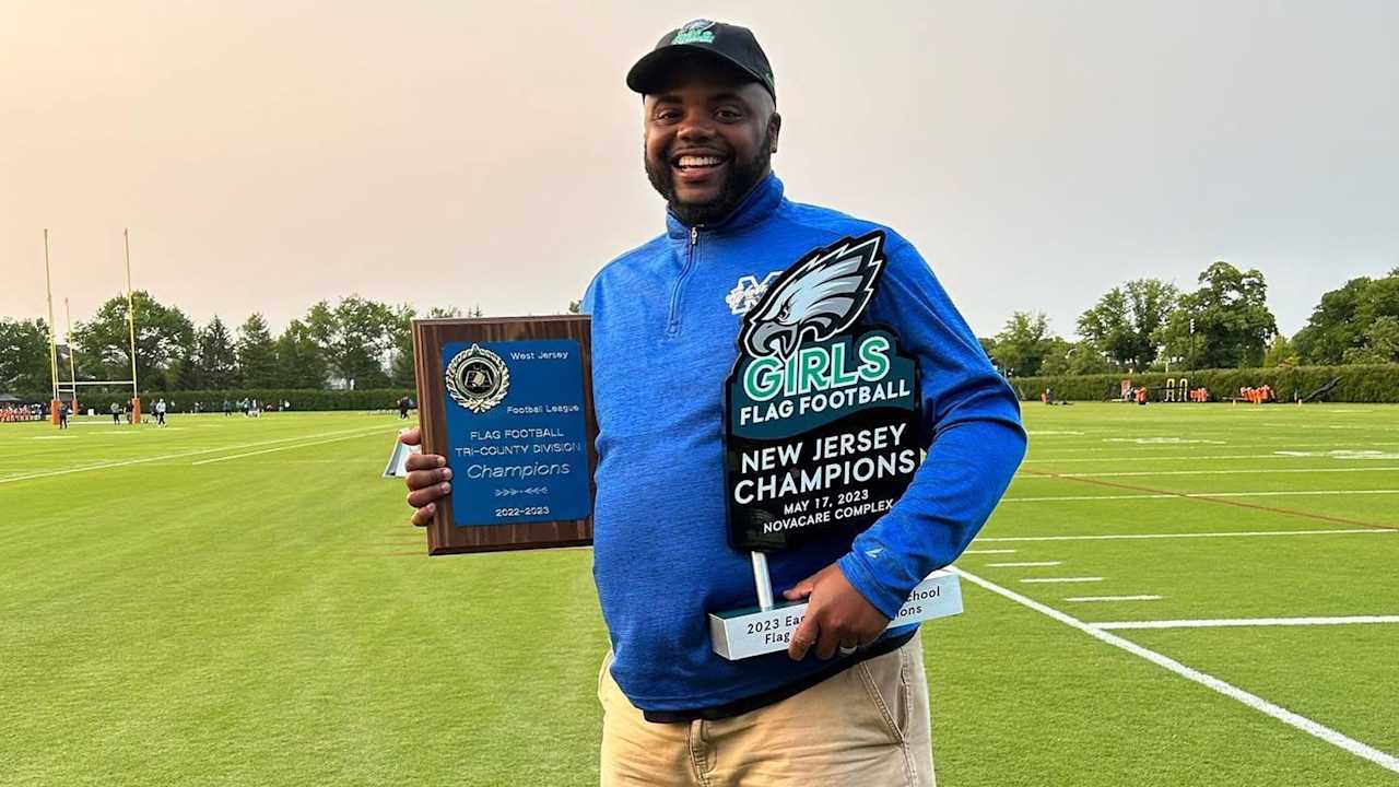 Girls Flag Football Coach of the Week: Aaron Clark, Mastery High School ...