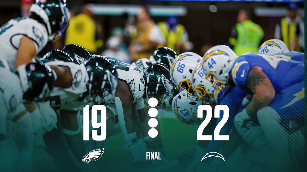Game Recap: Chargers 22, Eagles 19