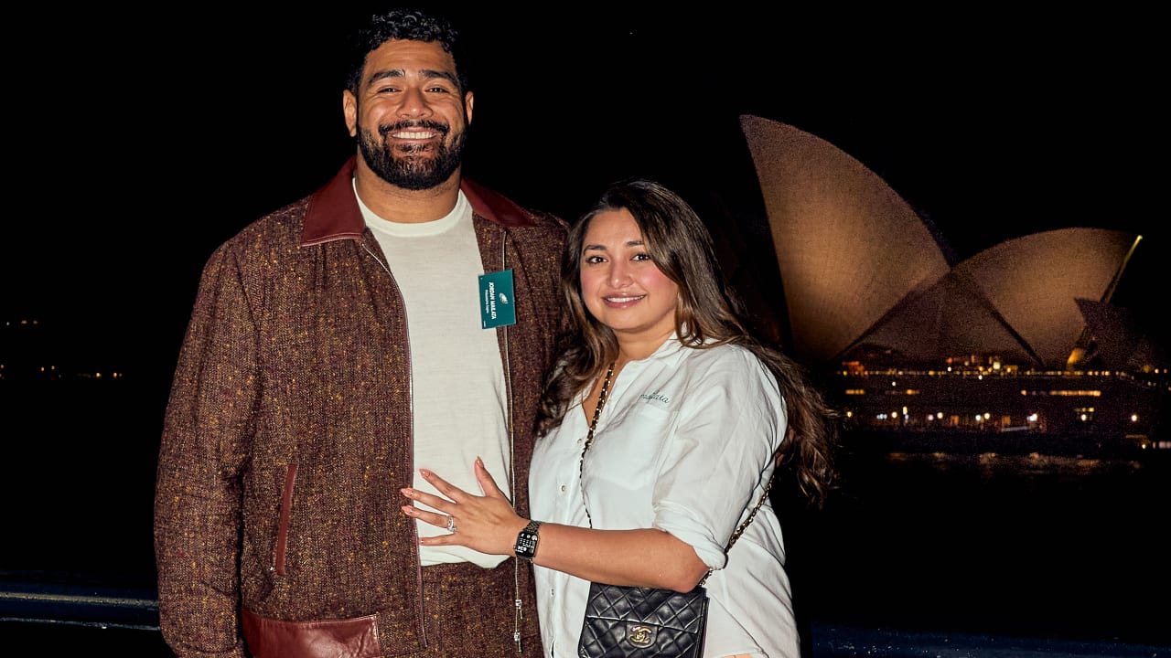 Jordan Mailata returns home to Australia