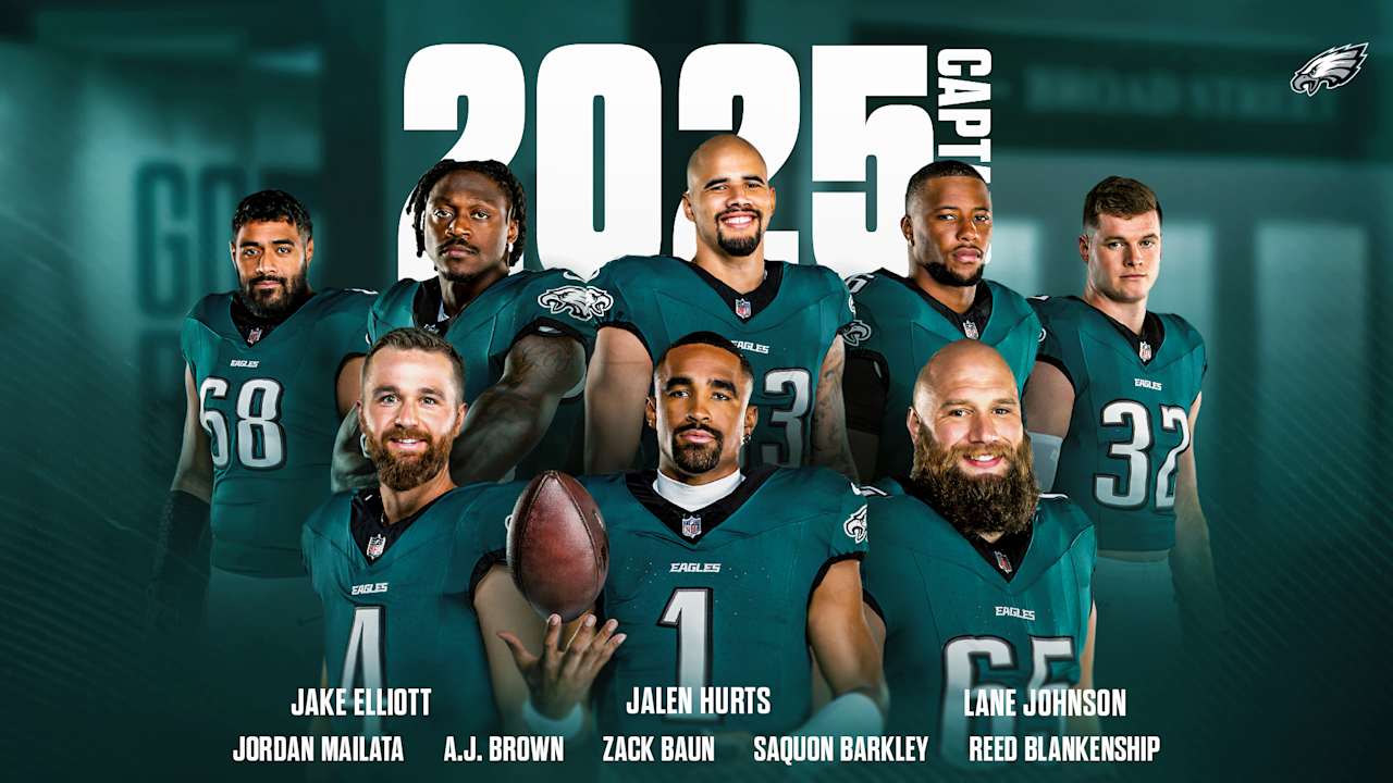 Eagles announce 2025 team captains