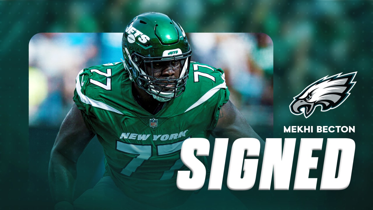 Eagles sign Mekhi Becton to a 1-year contract