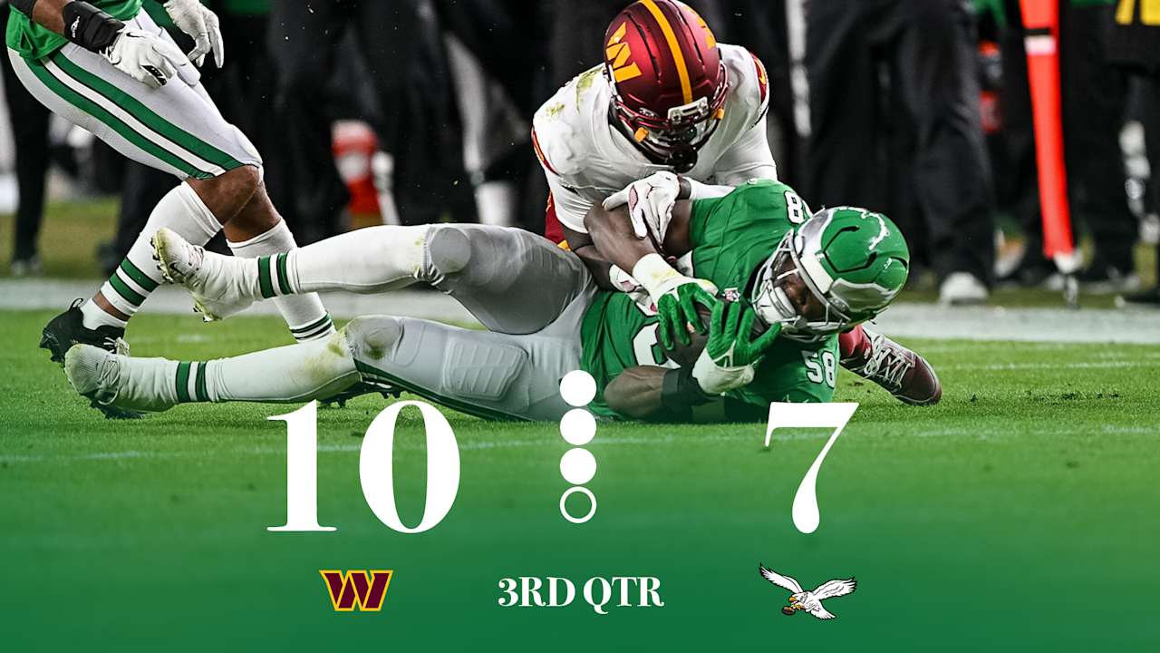 Commanders vs. Eagles Live Updates