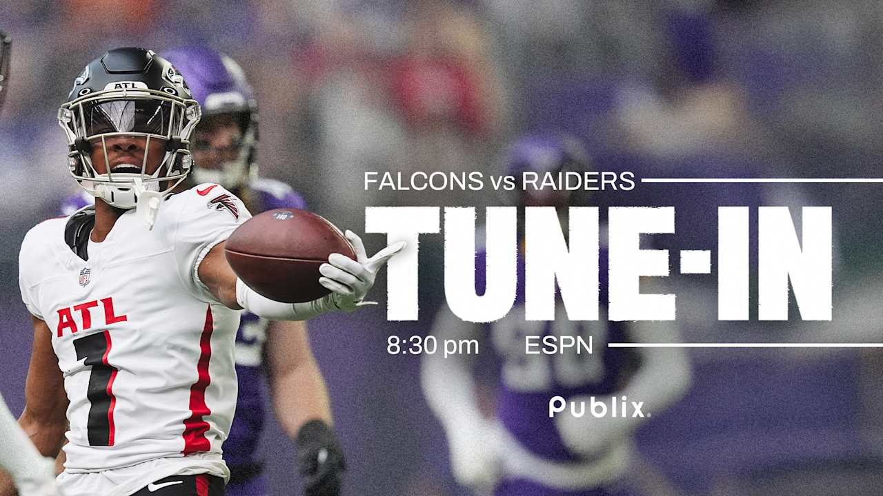 Where to watch Atlanta Falcons vs. Las Vegas Raiders