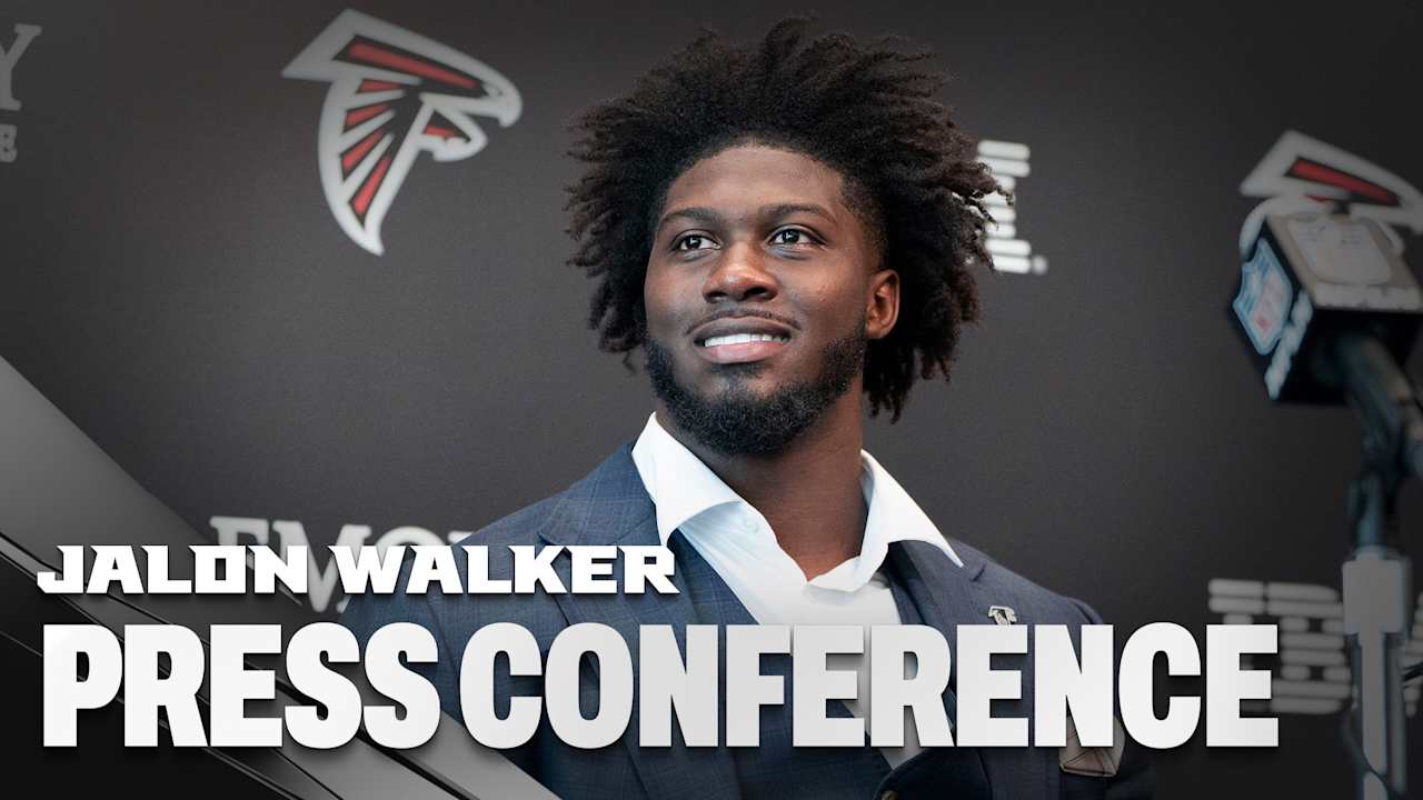 Jalon Walker Introductory Press Conference | 2025 NFL Draft | Atlanta ...