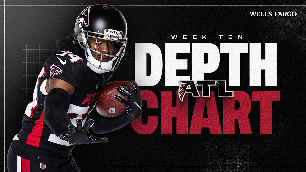 Atlanta Falcons depth chart for Week 10 rematch vs. New Orleans Saints