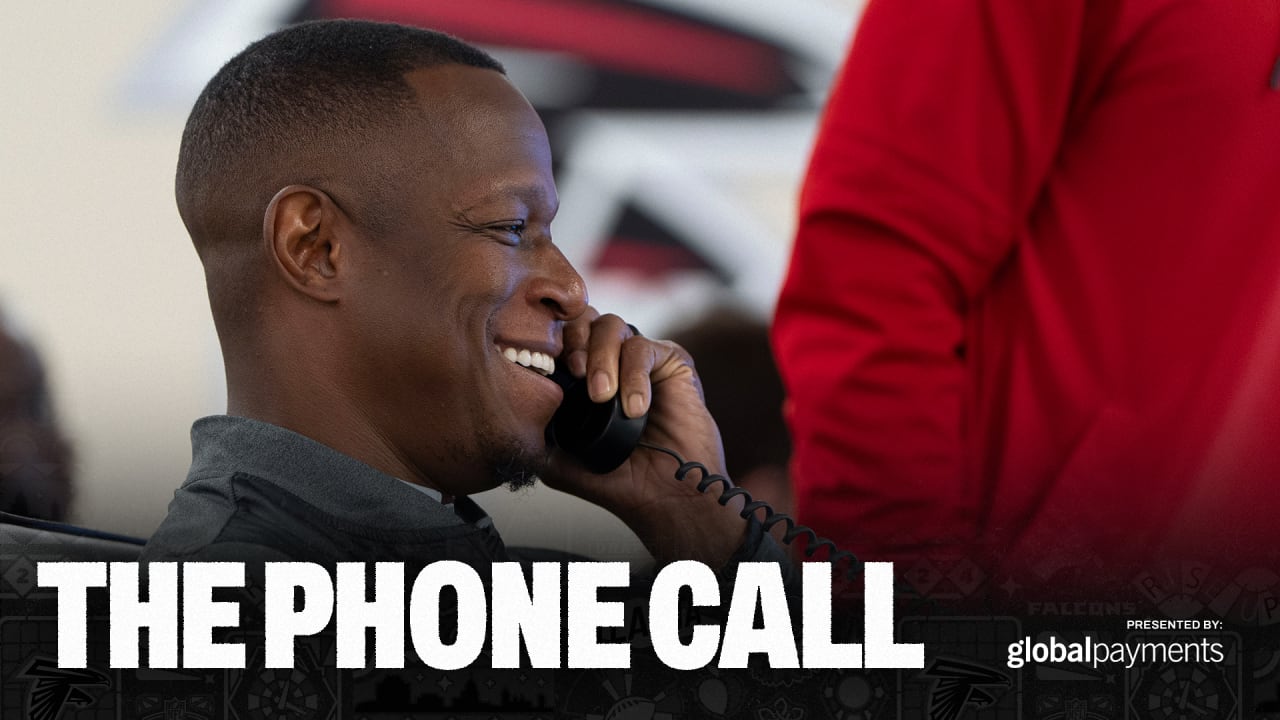 Brandon Dorlus gets the phone call that makes him an Atlanta Falcon ...