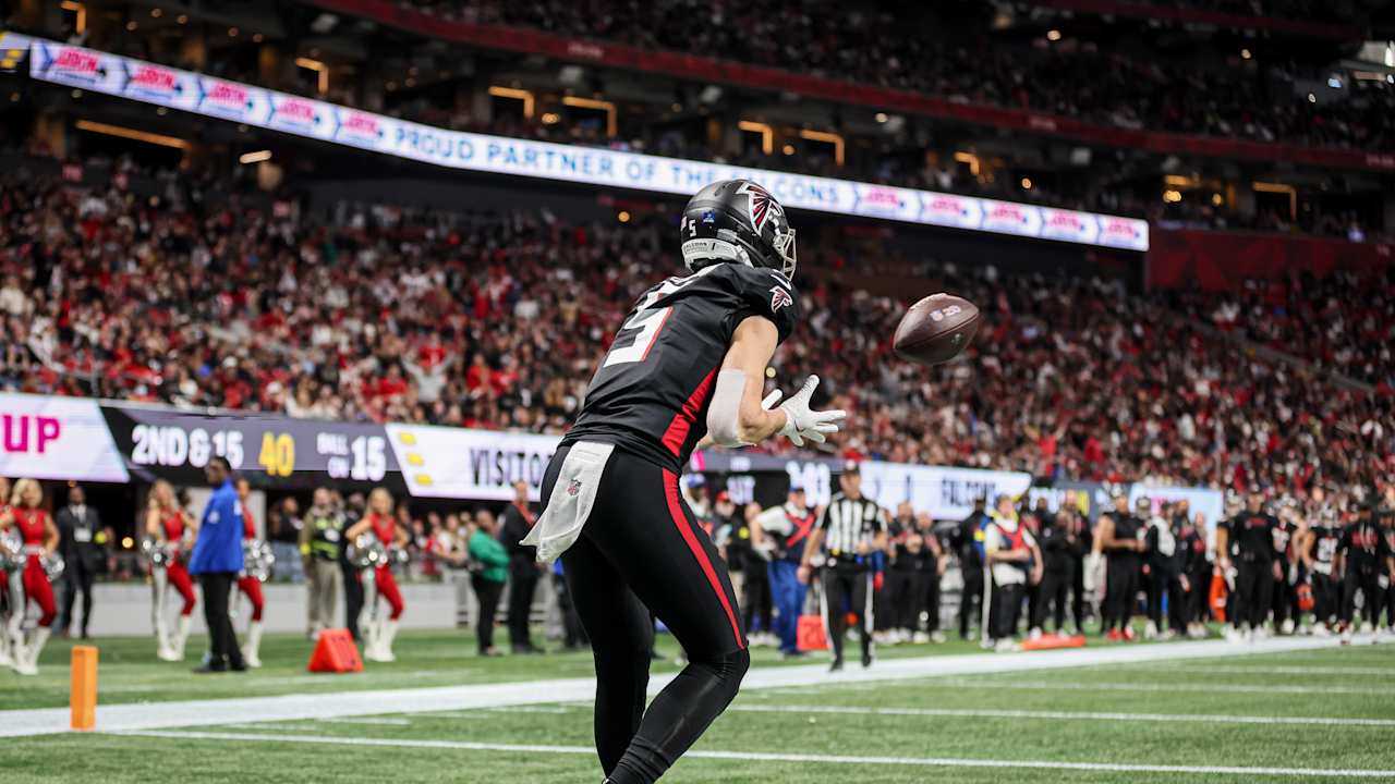 Drake London's seventh TD catch of 2025 opens scoring in Saints-Falcons ...
