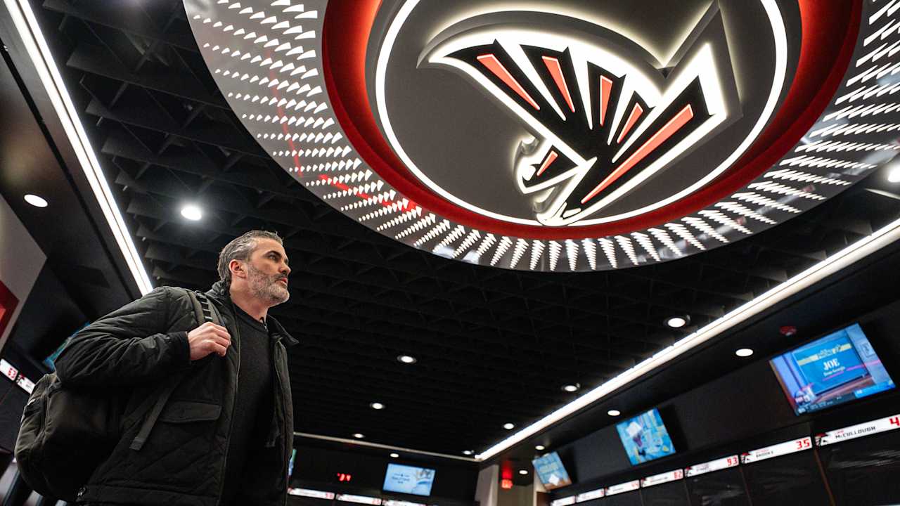 Atlanta Falcons Head Coach Kevin Stefanski Arrives in Atlanta