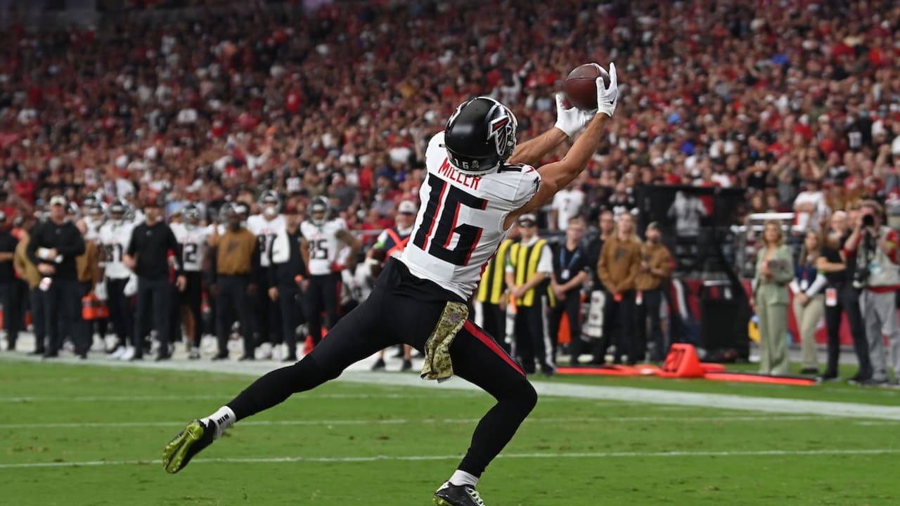 Scotty Miller catches for a 2-yard touchdown vs. Arizona Cardinals