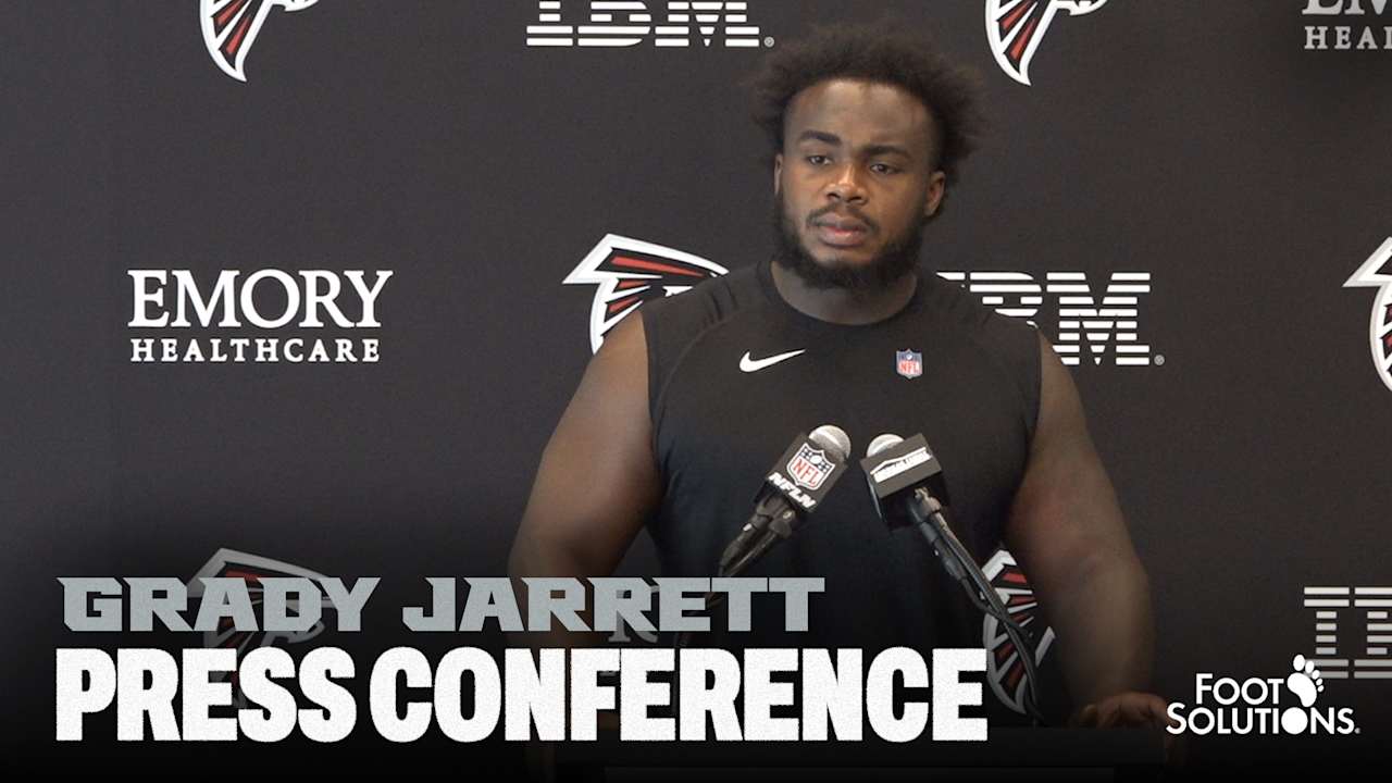 Grady Jarrett on facing familiar offense in Week 1 | Press Conference ...
