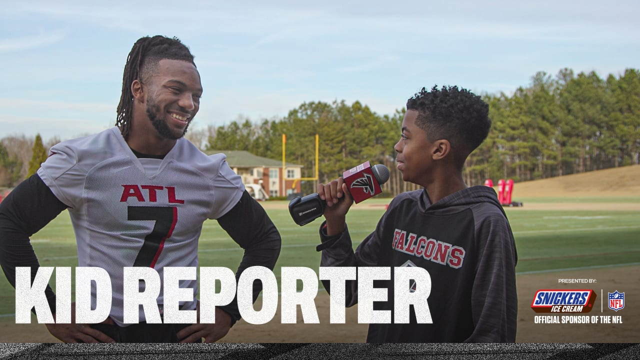 Kid Reporter ask Falcons about favorite Pregame Meals, Playlist and ...