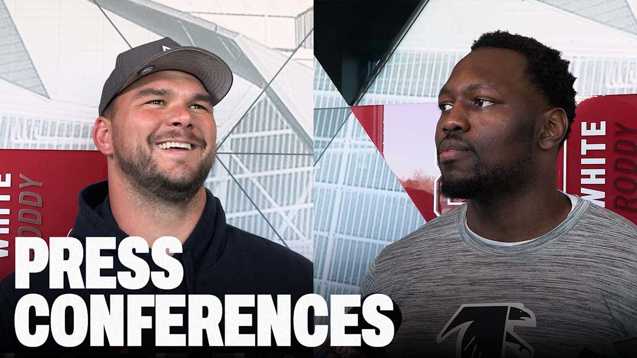 Arnold Ebiketie and Jake Matthews reflect on Atlanta Falcons win ...