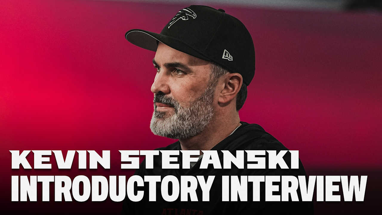 Kevin Stefanski introductory interview as Atlanta Falcons head coach