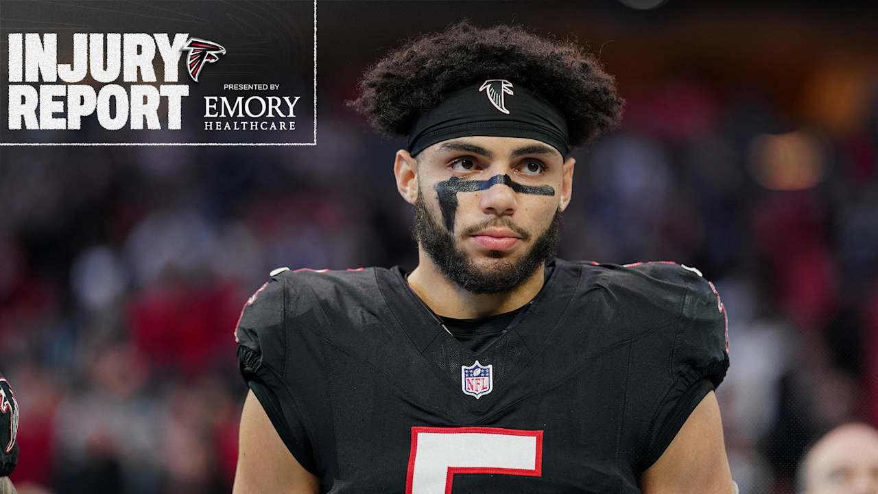 Falcons injury report: WR Drake London limited in Thursday practice