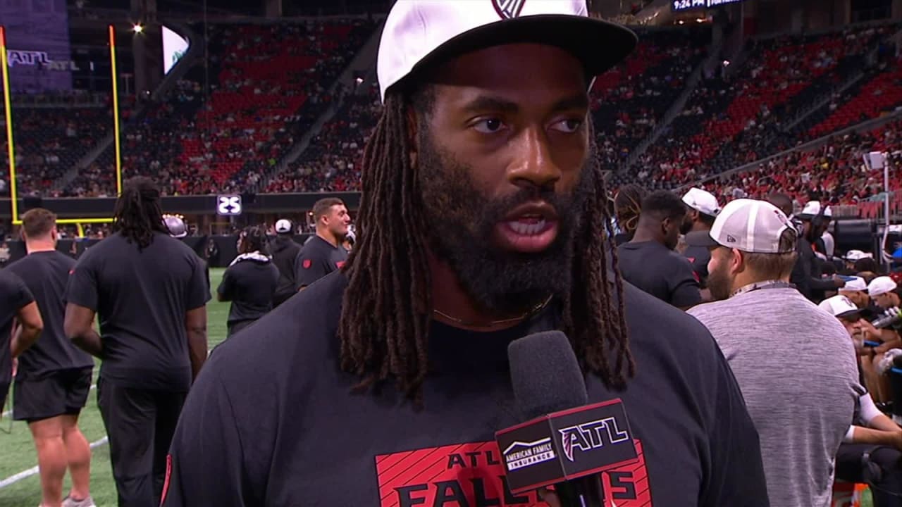 Matt Judon talks place in revamped Falcons defense in sideline ...