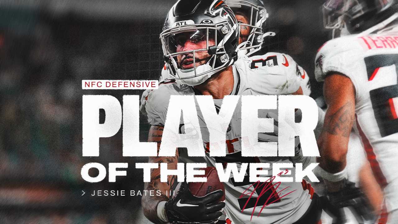 Jessie Bates III named NFC Defensive Player of the Week