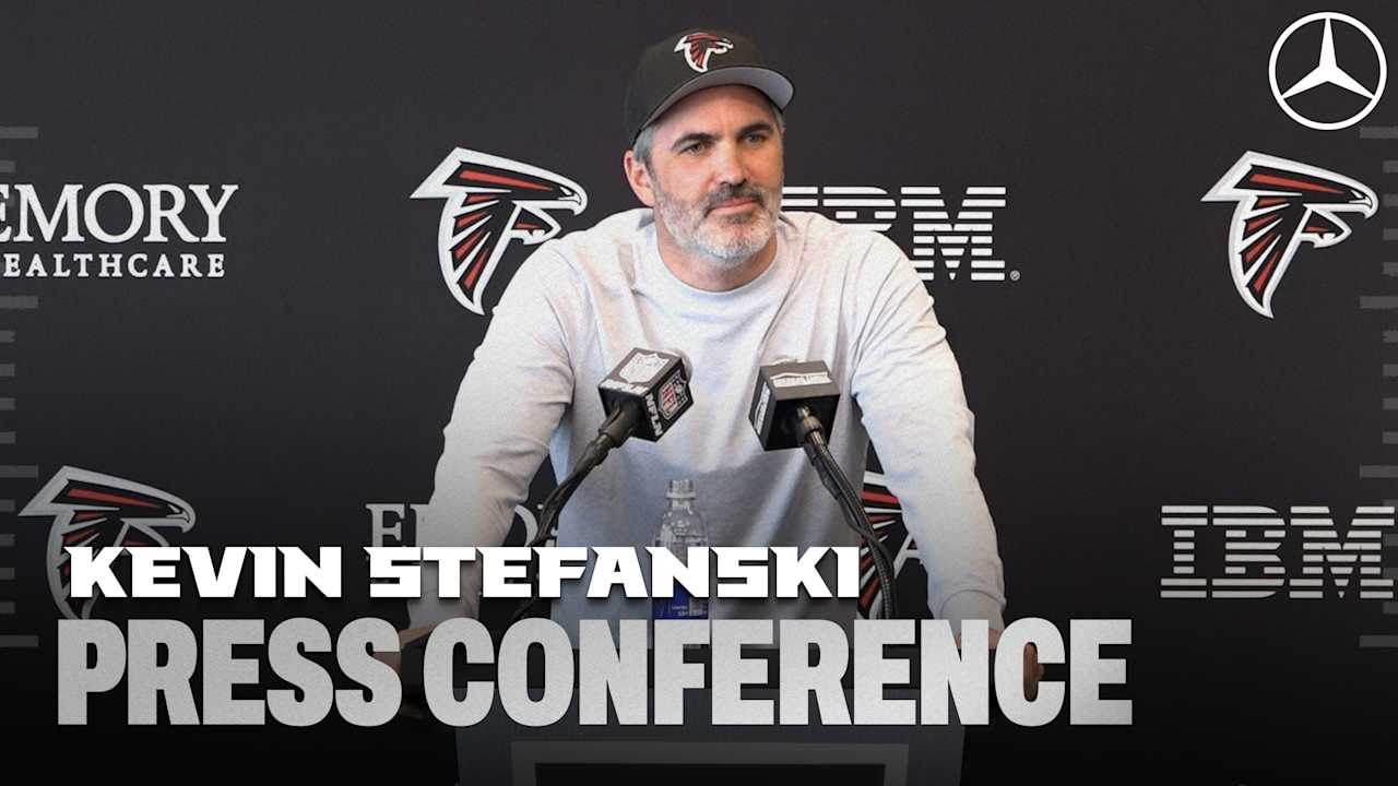 Head Coach Kevin Stefanski, Running Back Bijan Robinson & Safety Jessie ...