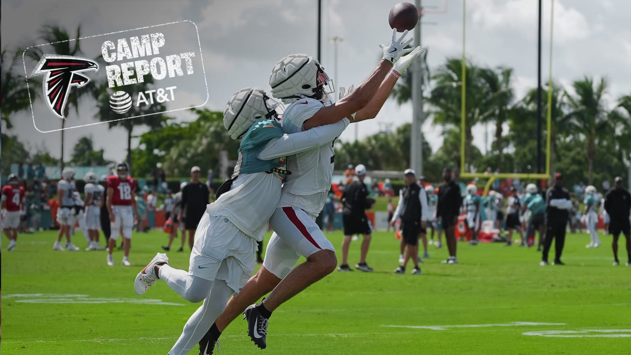 Falcons training camp: Competition heats up in first joint practice ...