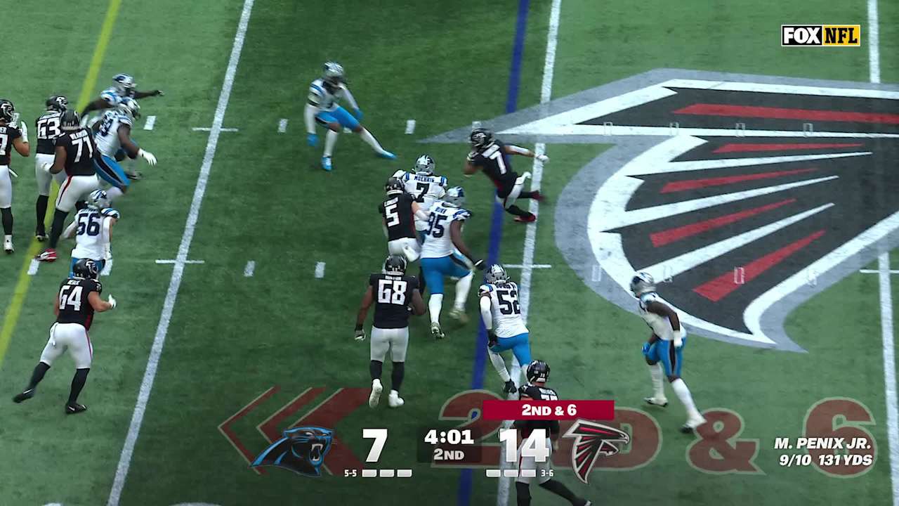 Bijan cuts on a dime for a short run