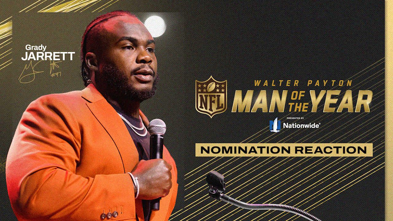 Grady Jarrett wird Atlanta Falcons Walter Payton NFL Man of the Year 2024