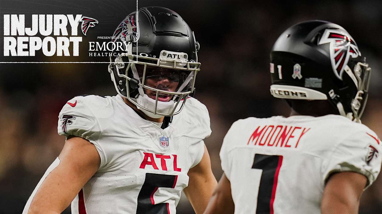 Falcons injury report: Drake London, Darnell Mooney limited in Thursday ...
