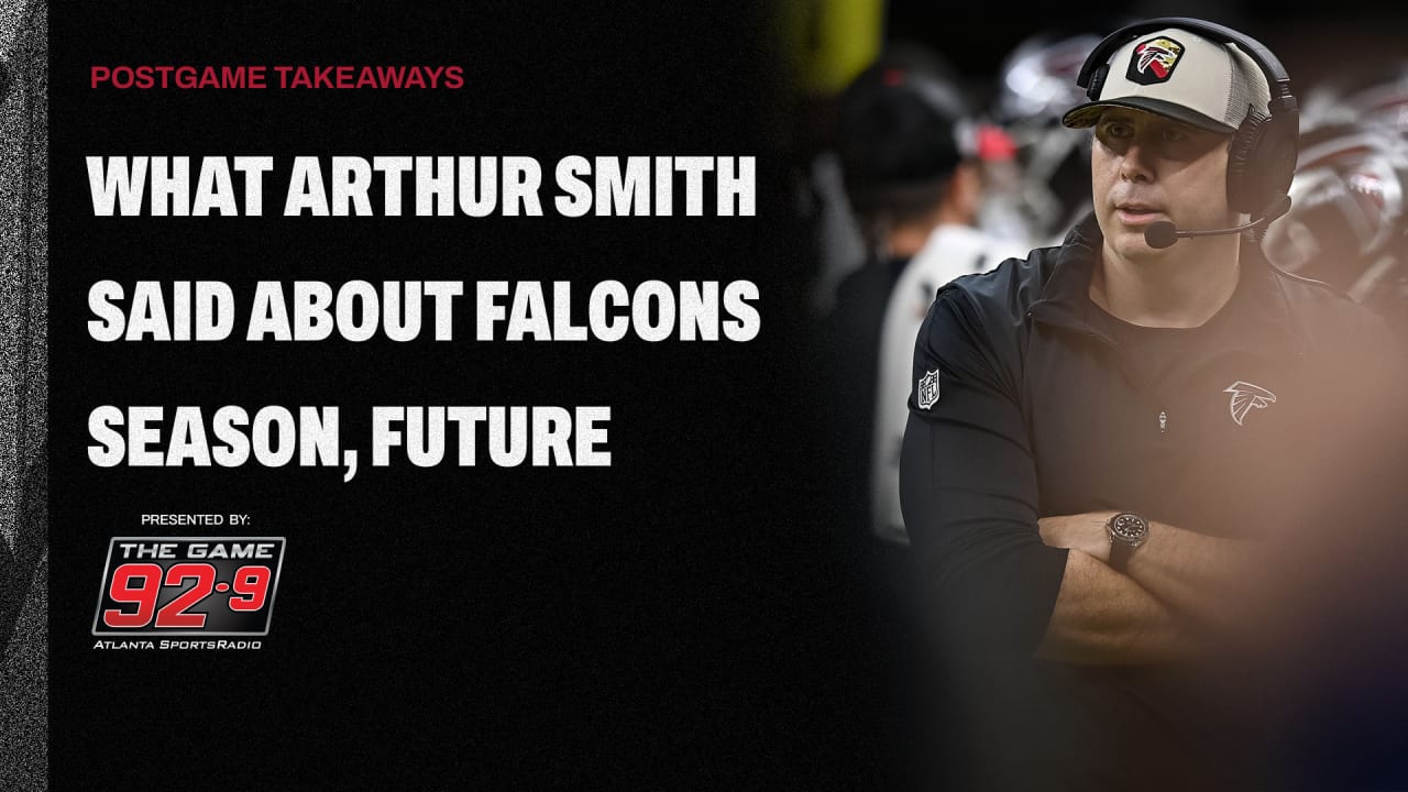 What Arthur Smith said about Falcons season, future after loss to New ...