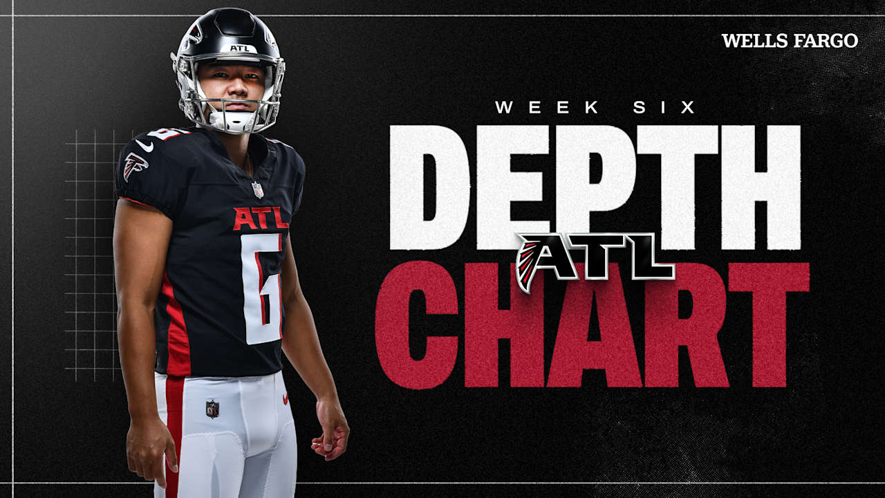 Falcons depth chart released ahead of Week 6 division game vs. Panthers