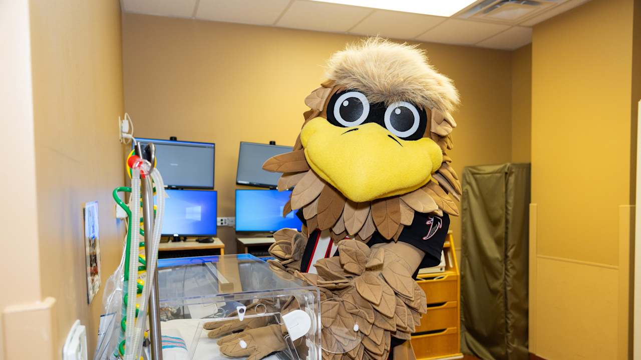 Atlanta Falcons and Emory Healthcare Launch Falcons Friday Baby Program