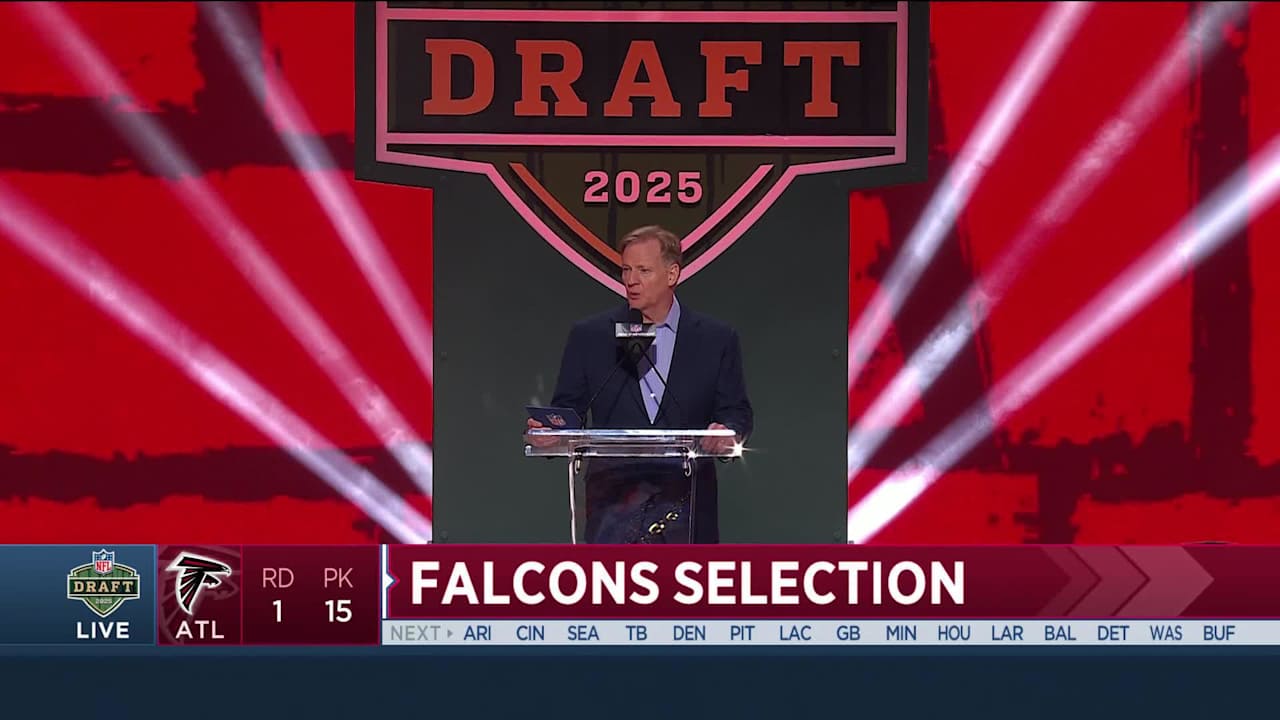 Falcons select Jalon Walker with No. 15 pick in 2025 draft