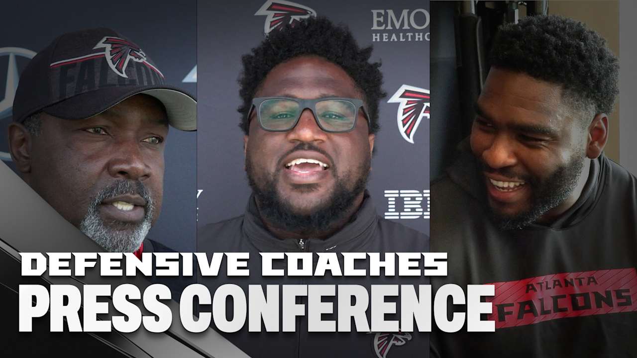 Jerry Gray, Nate Ollie & other Atlanta Falcons defensive coaches speak ...