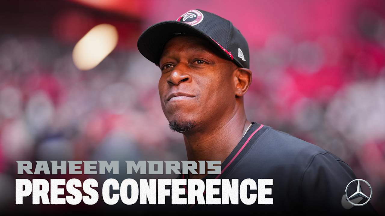 Raheem Morris speaks with media ahead of NFC South matchup vs. Tampa ...
