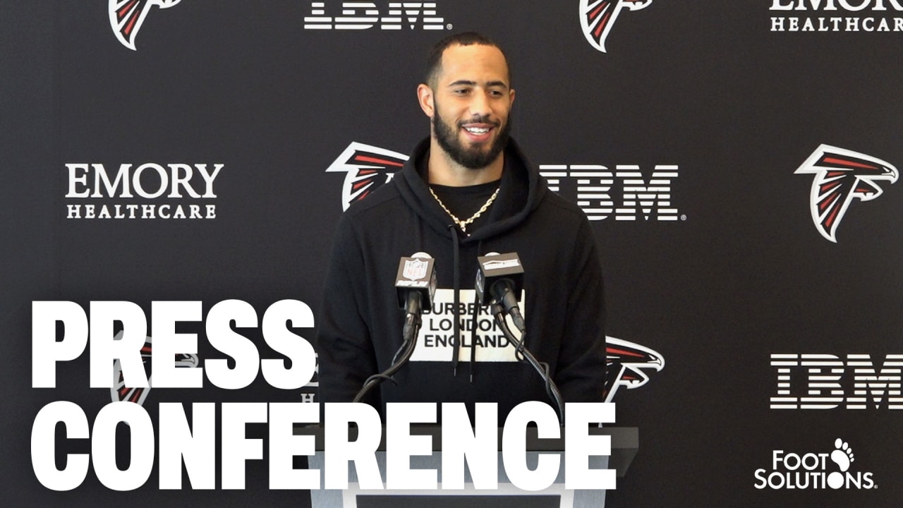 Jessie Bates III & Chris Lindstrom press conference | Atlanta Falcons